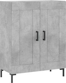 Skříň highboard betonově šedá 69,5x34x180 cm kompozitní dřevo 3199685