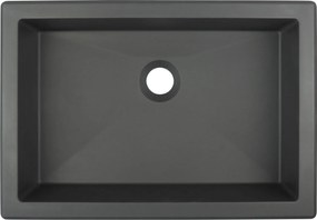 Deante Correo, granitové umyvadlo 500x350x140 mm, antracitová metalíza, DEA-CQR_TU5U