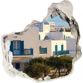 Wallmuralia Fototapeta díra na zeď 3D Mykonos Řecko 75x75 cm