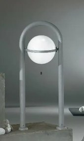 OR AL 11-1089/1 Venkovní sloupkové svítidlo 1xE27, IP44, stříbro, výška 75cm - ORION