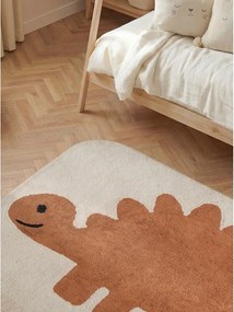 Oranžový/krémový pratelný/ručně tkaný bavlněný dětský koberec 140x200 cm Snuggle Doro – Hanse Home