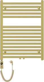 Mexen Hades, elektrické topné těleso 800 x 600 mm, 600 W, zlatá lesklá, W104-0800-600-2600-50