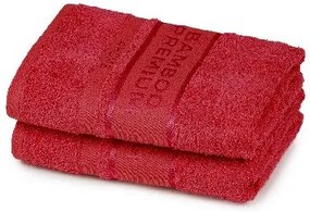 4home Koupelnový textil - Ručník 100x50 cm, 2 ks, červená 225854
