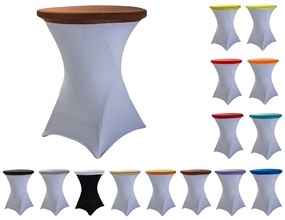 Elastická čepice na koktejlový bistro stůl ⌀80 VÍCE BAREV Barva: 16 ČOKOLÁDOVÁ HNĚDÁ