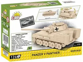 COBI 3099 II WW Panzer V Panther / 126 kostek / 1:72 / od 6 let