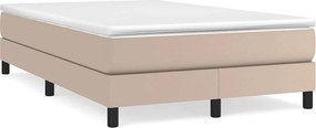 Box spring postel s matrací cappuccino 120x200 cm umělá kůže 3144254