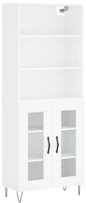 Skříň highboard bílá 69,5 x 34 x 180 cm kompozitní dřevo,  3189309