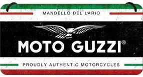 Postershop Závesná cedule: Moto Guzzi (Italian Motorcycles) - 20x10 cm