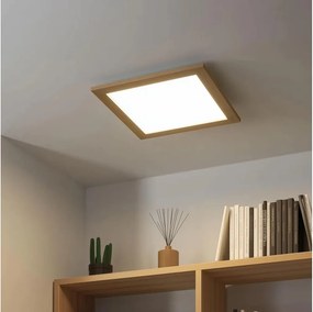 Eglo - LED RGB Stmívatelný přisazený panel SALOBRENA-C LED/40W/230V hnědá + DO