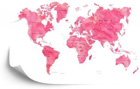 Fototapeta Mapa Světa Vliesová tapeta 104x70.5