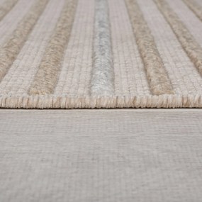 Flair Rugs koberce Kusový koberec Verve Elton Stripe Beige - 120x160 cm