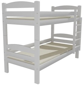 Dřevěná postel PP015 90x200cm - bílá