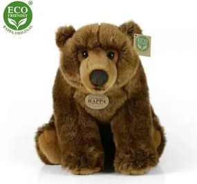 RAPPA Plyšový medvěd 40 cm / ECO-FRIENDLY / od 0 měsíců