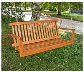 Zahradní závěsná lavice z eukalyptového dřeva Garden Pleasure Columbia
