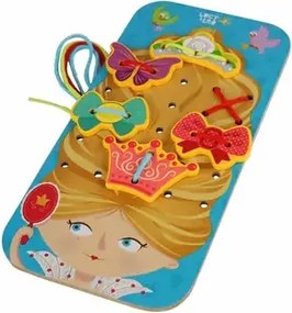 Lucy  Leo Princezna dřevěný šněrovací provlékací set / od 3 let