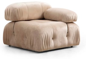 Atelier del Sofa 3-místná pohovka Bubble 3 Seater ( L1-O1-1R) - Velvet, Krémová