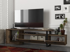 Hanah Home TV stolek Aramis, Ořech, Černá