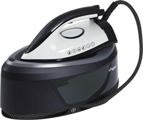 HOMCOM 2800W Žehlicí centrum 100 g/min 8 barů ECO funkce Dvojitá keramická žehlicí plocha Silné vertikální žehlení Automatické vypnutí Antivápenný aut