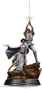 Star wars - luke and leia - deluxe art scale 1/10