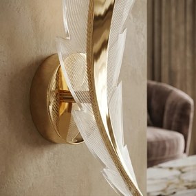 Toolight Rea, NÁSTĚNNÉ LED SVÍTIDLO G182-W GOLD, OSW-07814