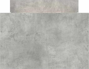 Rám postele s hlavovým a nožním čelem betonově šedý 100x200 cm 3203799