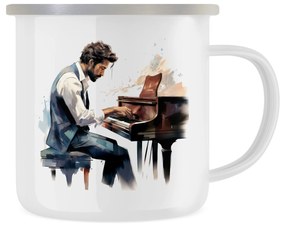 Mablo Plecháček "Pianista" Lem: Černý 460 ml