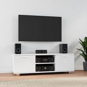 TV skříňka bílá 120x40,5x35 cm kompozitní dřevo - Default Title