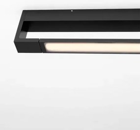 LED černá svítilna na zeď Arga 12W