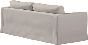 Potah na pohovku IKEA  Karlstad 3-místná, nerozkládací, dlouhý barva béžová látka pletený vzor