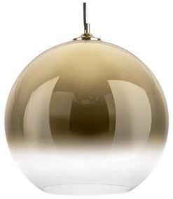 Skleněné závěsné svítidlo ve zlaté barvě Leitmotiv Bubble, ø 40 cm