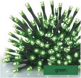 Propojovací vánoční řetěz bez zdroje EMOS Connecting D1AG01 ZY1927 100LED 10m zelená