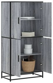 Skříň highboard šedá sonoma 68 x 35 x 139 cm kompozitní dřevo