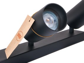 BERGE Stropní bodové svítidlo LED VIKI-L 6x GU10 černé