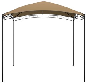 vidaXL Marketos Altán 3 x 3 x 2,65 m taupe 180 g/m²