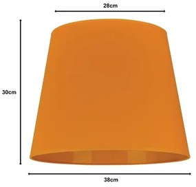 Duolla - Stínidlo k stojací lampě CLASSIC L E27 pr. 38 cm žlutá