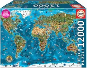 EDUCA Puzzle Zázraky světa / 12000 dílků / od 14 let