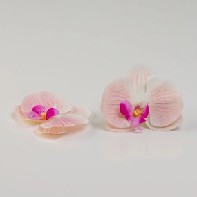 Umělá hlava květu orchiidee MIRIAM v jemno-růžové barvě.