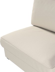 Potah na neskládací křeslo IKEA Kivik barva šedá látka pletený vzor