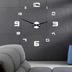 Nástěnné hodiny samolepicí velké Moderní hodiny | SENTOP 12P021 PLEXI 2D