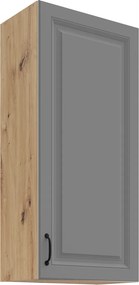 STILO ad | horní skříňka 50 G-108 1F s policemi | 50 cm | EXTRA VYSOKÁ | UNI dvířka | artisan/šedá