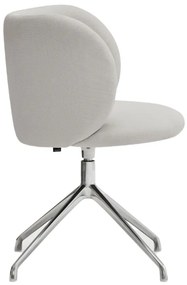 Světle šedá čalouněná konferenční židle Teulat Mogi II.