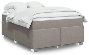 Box spring postel s matrací taupe 140x200 cm textil 3285141