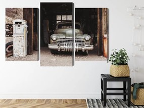 Vícedílný obraz Staré Auto Ve Stylu Vintage Nedostatek Nedostatek Plátno Canvas 180x120