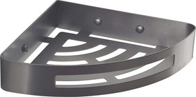 Sapho Gedy Smart - Polička rohová, 21x5x21 cm, gun metal 247981