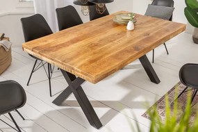Luxusní jídelní stůl z masivu Iron Craft Mango 160cm 70mm