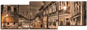 Obraz na plátně - Magické noční staré město - panoráma 5258FE (150x50 cm)