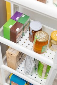DEA HOME LINDA čtyřpatrový regál