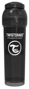 Twistshake Kojenecká láhev Anti-Colic 330 ml Černá