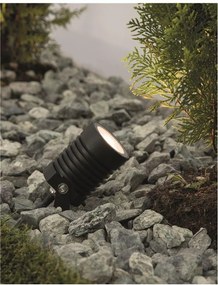 NV 9271492 Venkovní svítidlo s bodcem STAKE černý hliník a sklo LED 10W 3000K 100-240V 24st. IP65 - NOVA LUCE