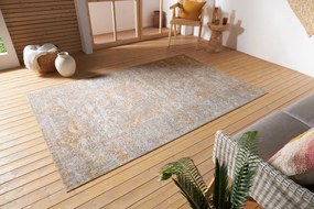 Hanse Home, Kusový koberec Cairo 105587 Port Said Cream Red – na ven i na doma, 200x280, oranžová, chodba / předsíň